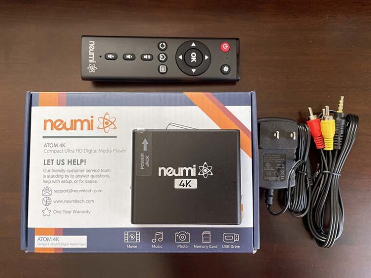 【NEUMI Atom 4K】4K動画対応デジタルメディアプレーヤーレビュー - niurouのブログ